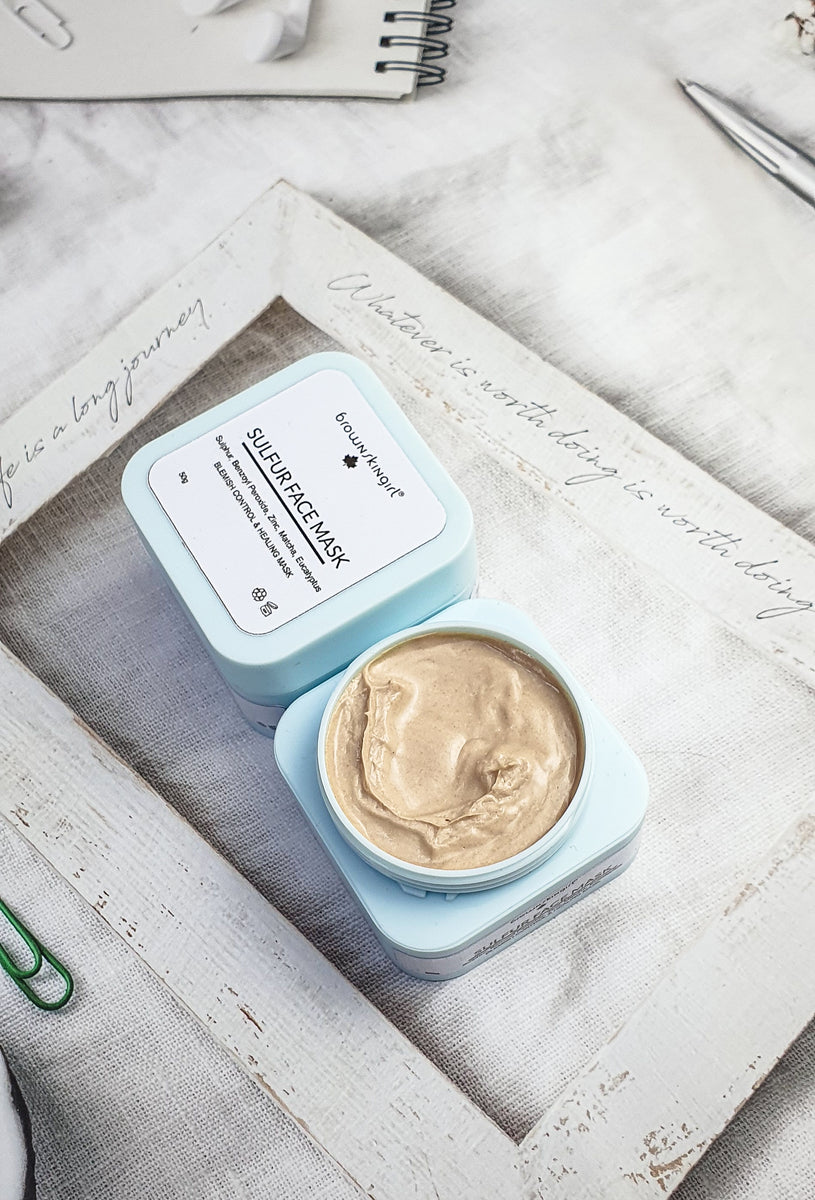 SULFUR FACE MASK – Brown Skin Girl BSG Skincare