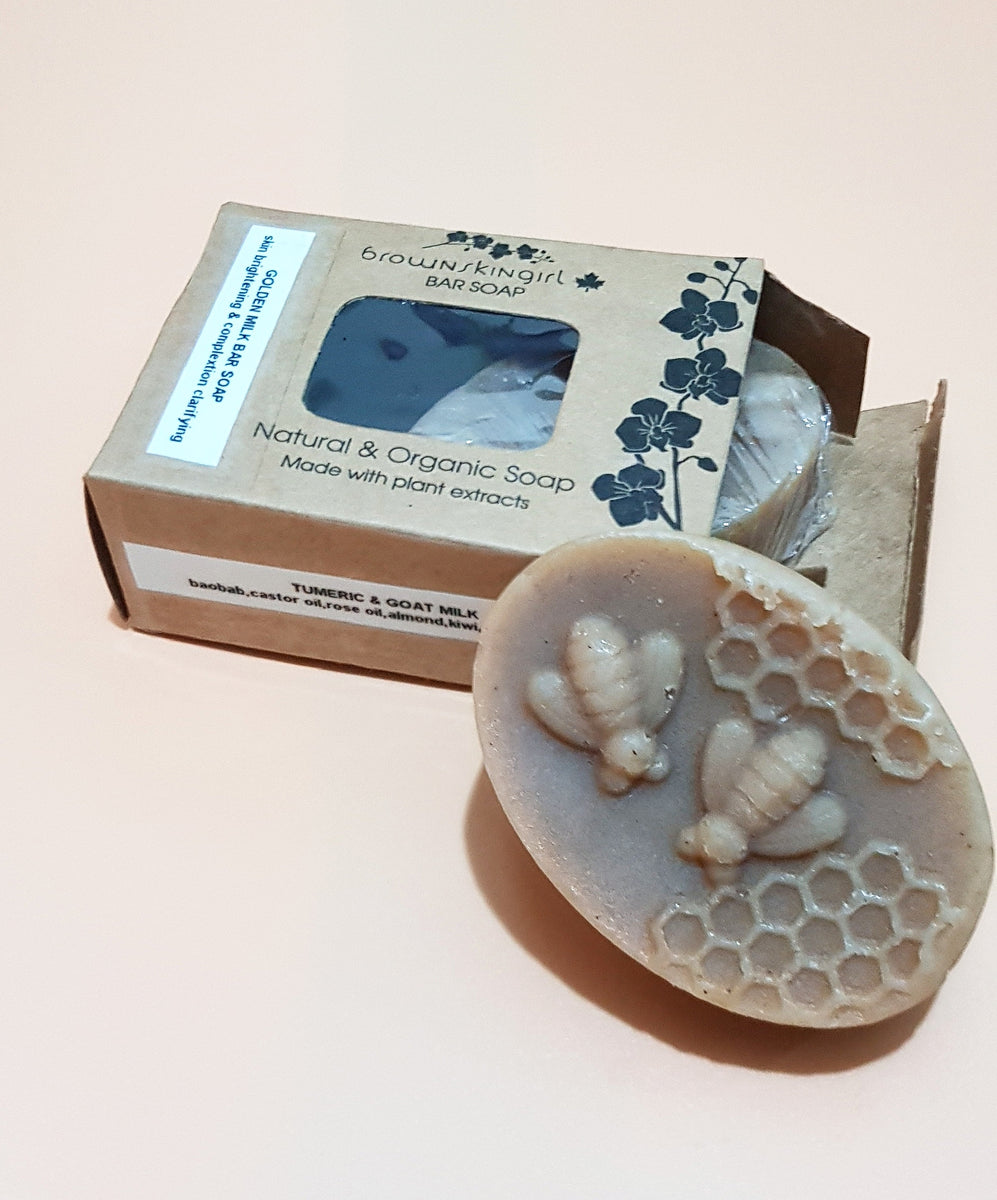 GOLDEN MILK BODY BAR SOAP - TURMERIC & GOAT MILK – Brown Skin Girl BSG ...